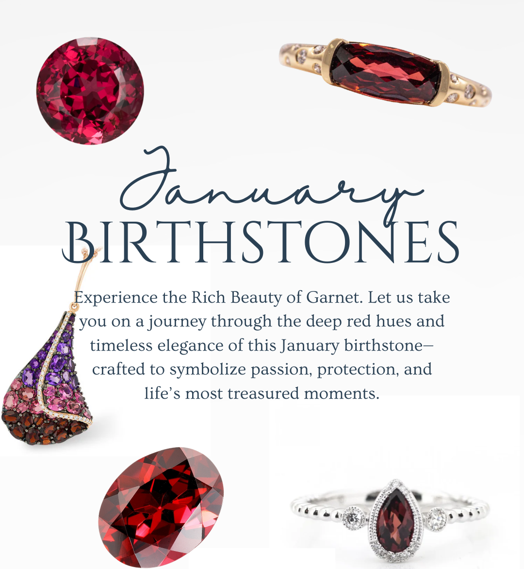 January’s Birthstone: The Timeless Elegance of Garnet - Whitestone Fine ...